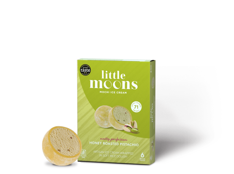 Honey Roasted Pistachio Mochi Ice Cream - Little Moons