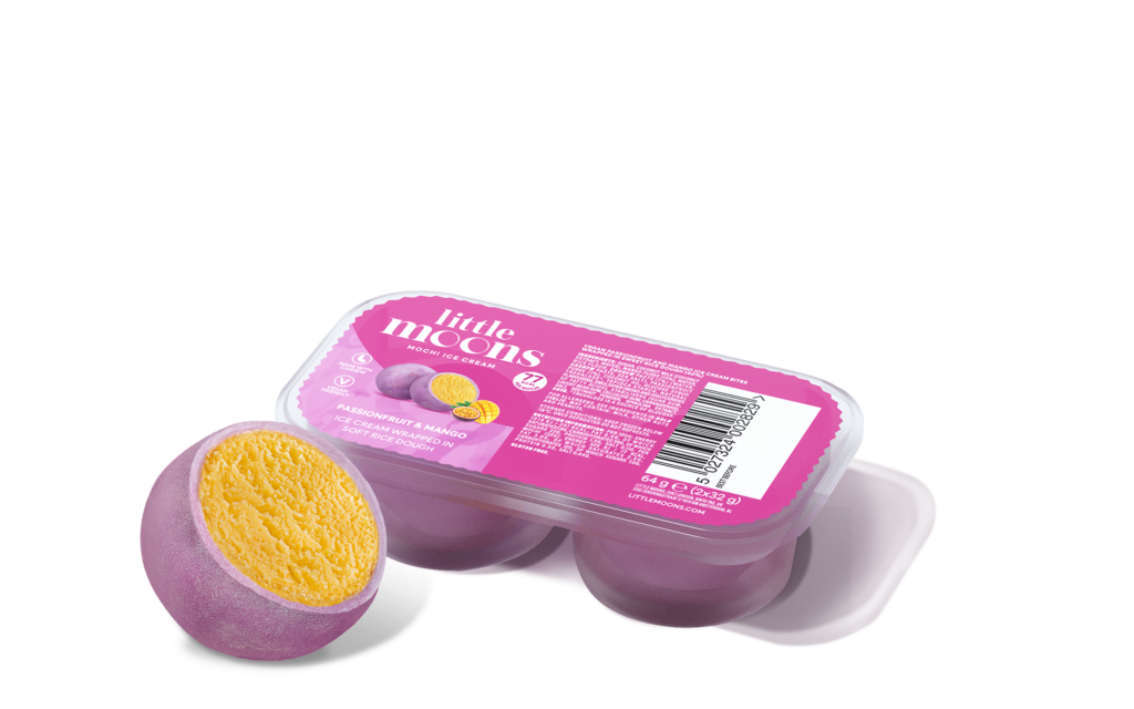 Vegan Passionfruit & Mango Mochi Ice Cream - Little Moons