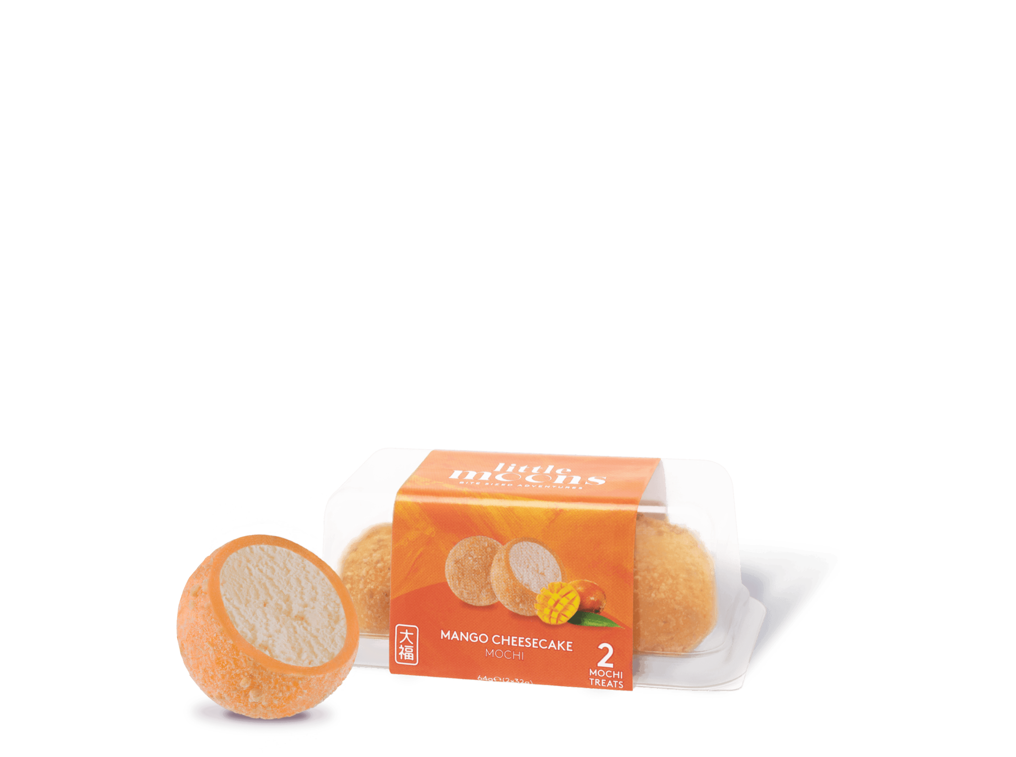 Mango Mochi Cheesecake - Little Moons