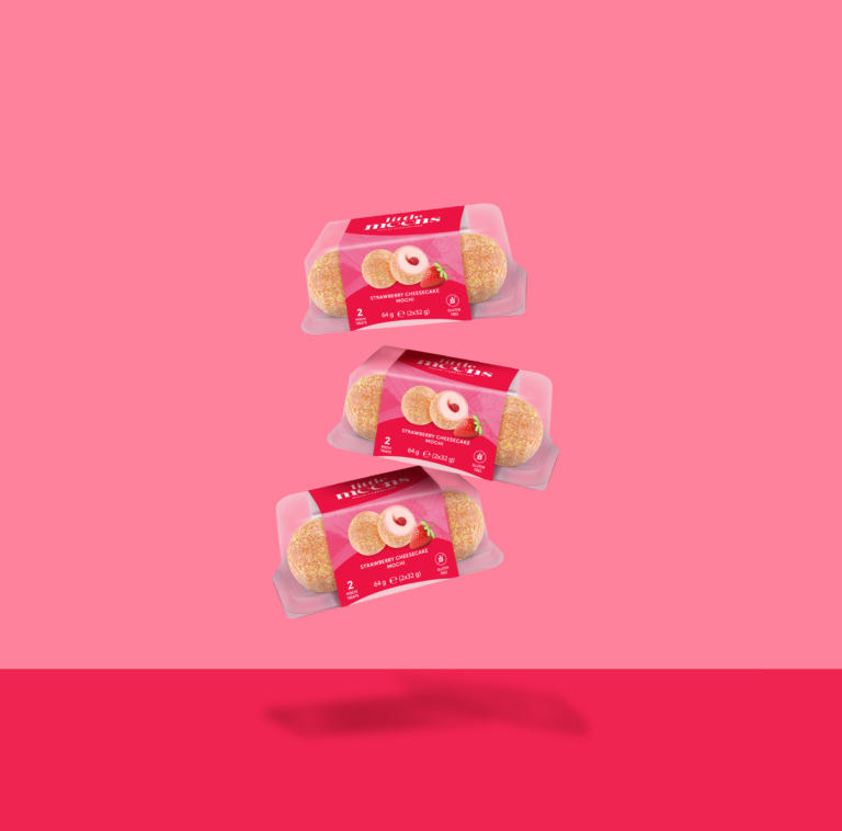 Strawberry Cheesecake Mochi - Little Moons