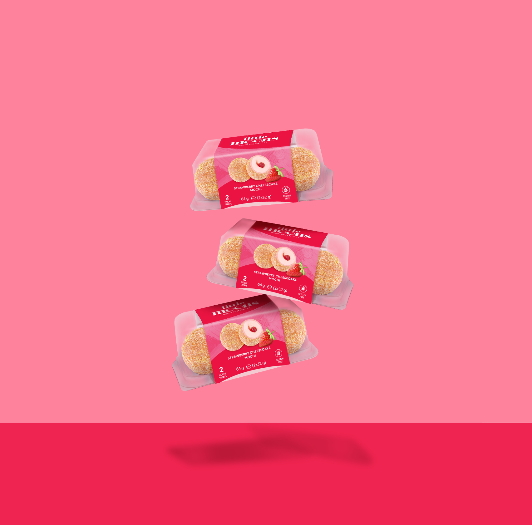 Strawberry Cheesecake Mochi - Little Moons