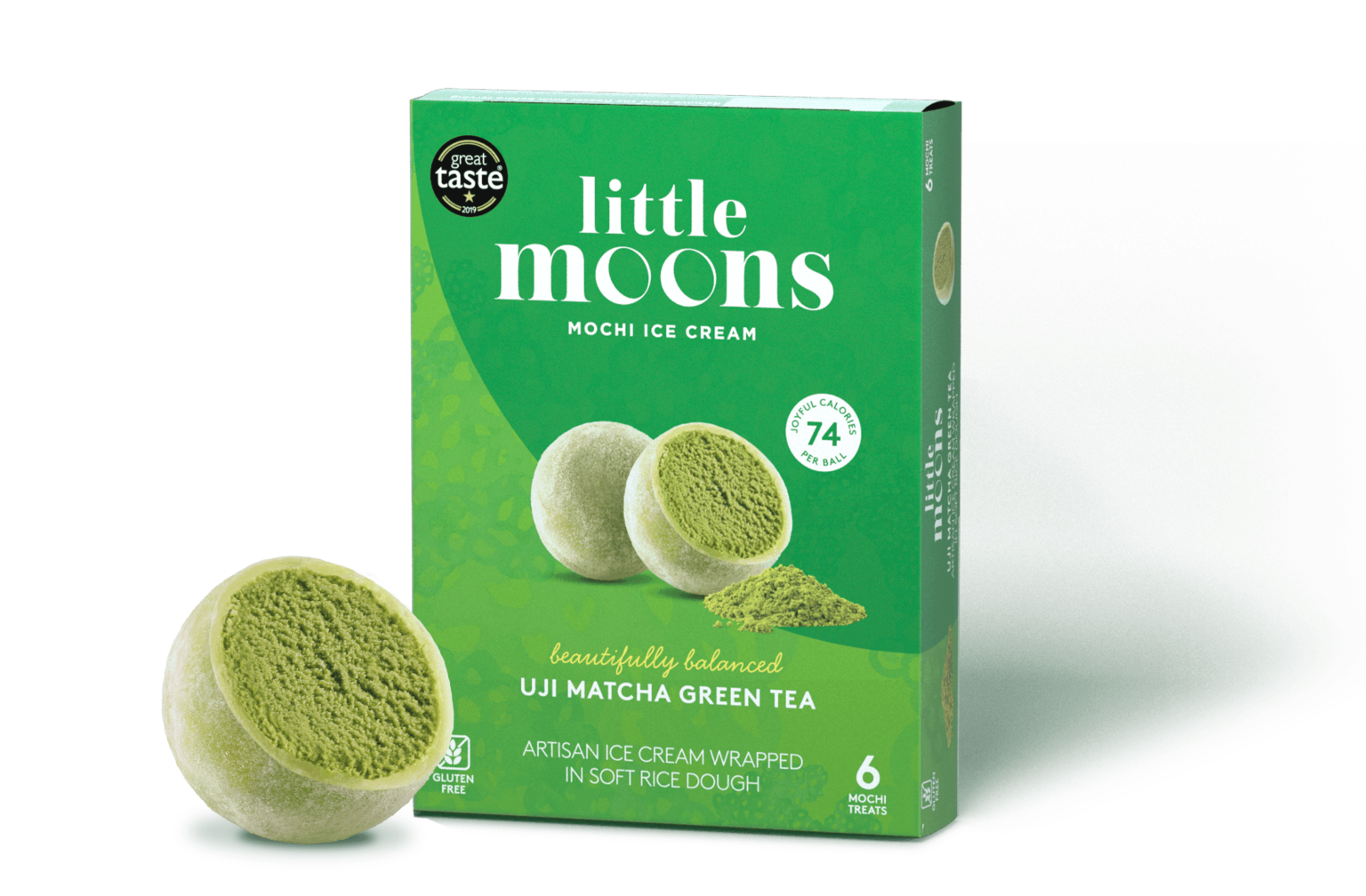 Uji Matcha Green Tea Mochi Ice Cream - Little Moons